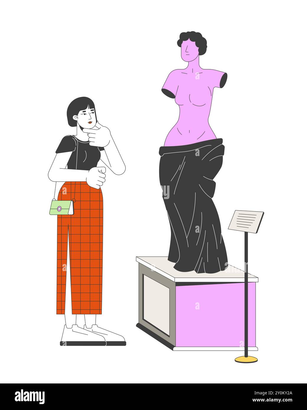 Greek sculpture colour Stock Vector Images - Alamy