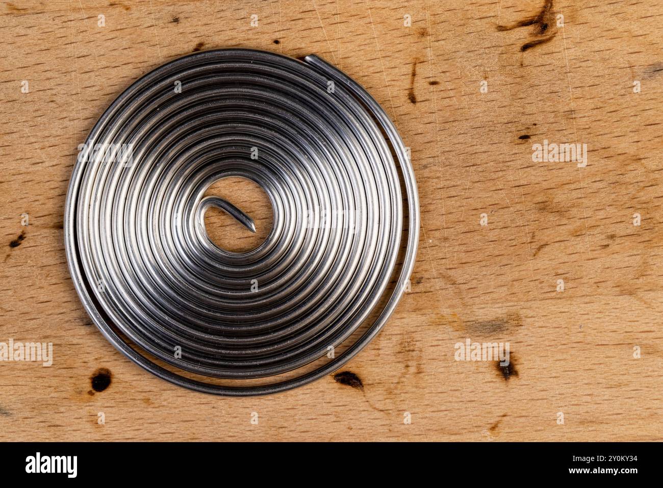 thin and soft solder for soldering iron, twisted like a spring solder ...