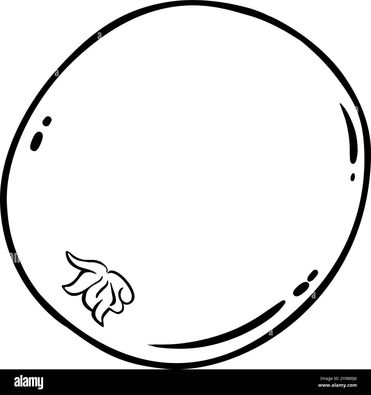 Kiwi Fruit Isolated Outline Illustration Stock Vector Image & Art - Alamy