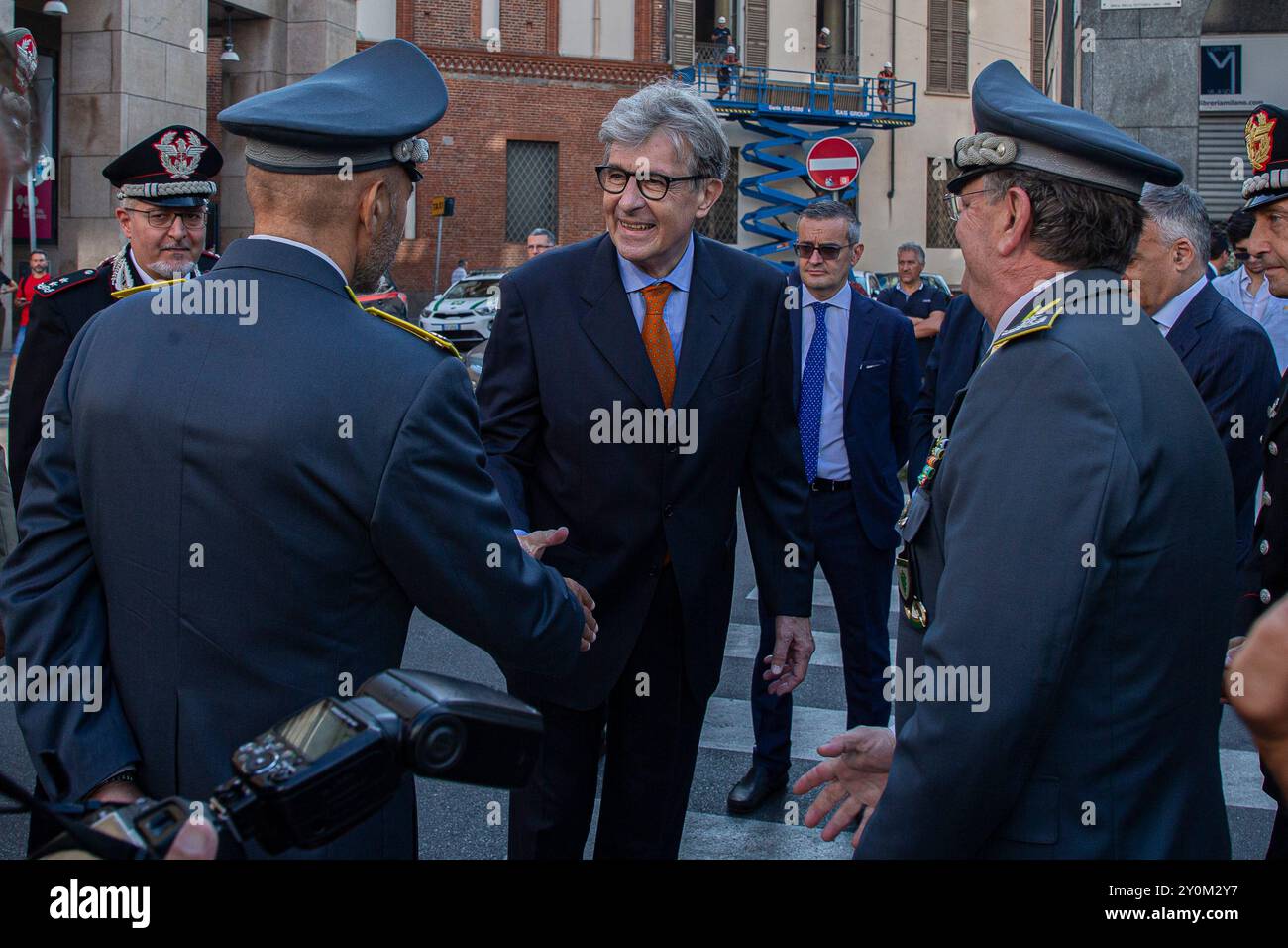 Milano, Italia. 03rd Sep, 2024. Nella foto Paolo Setti Carraro fratello ...