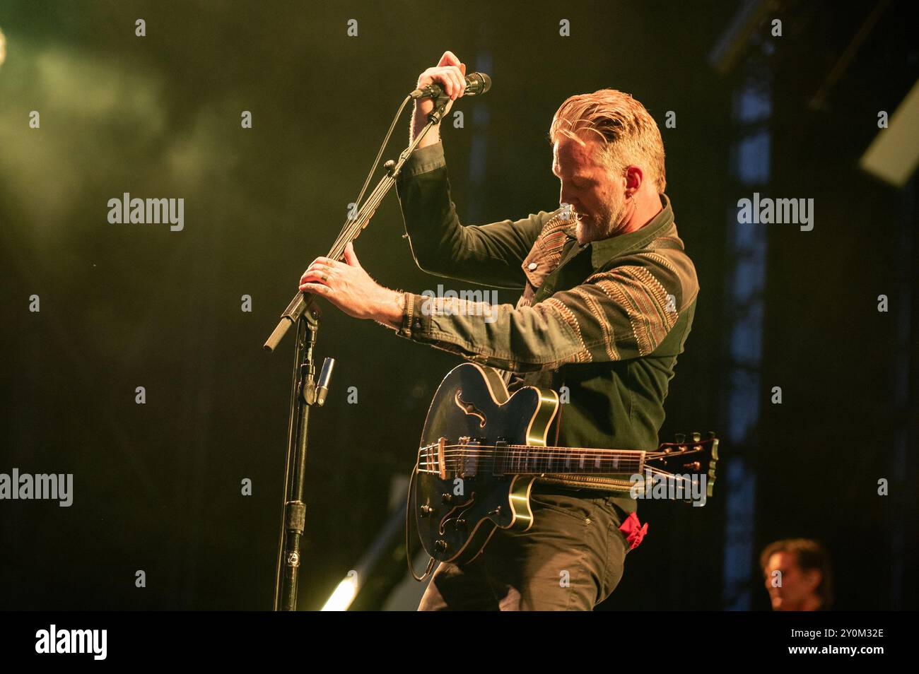 July 06, 2024: Josh Homme performs with Queens of the Stone Age at ...
