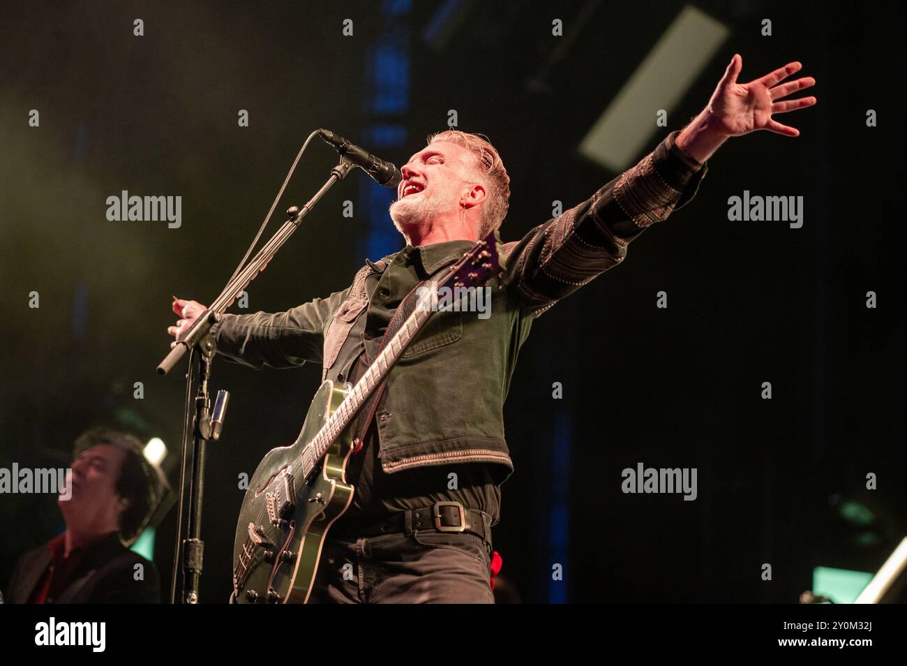 July 06, 2024: Josh Homme performs with Queens of the Stone Age at ...
