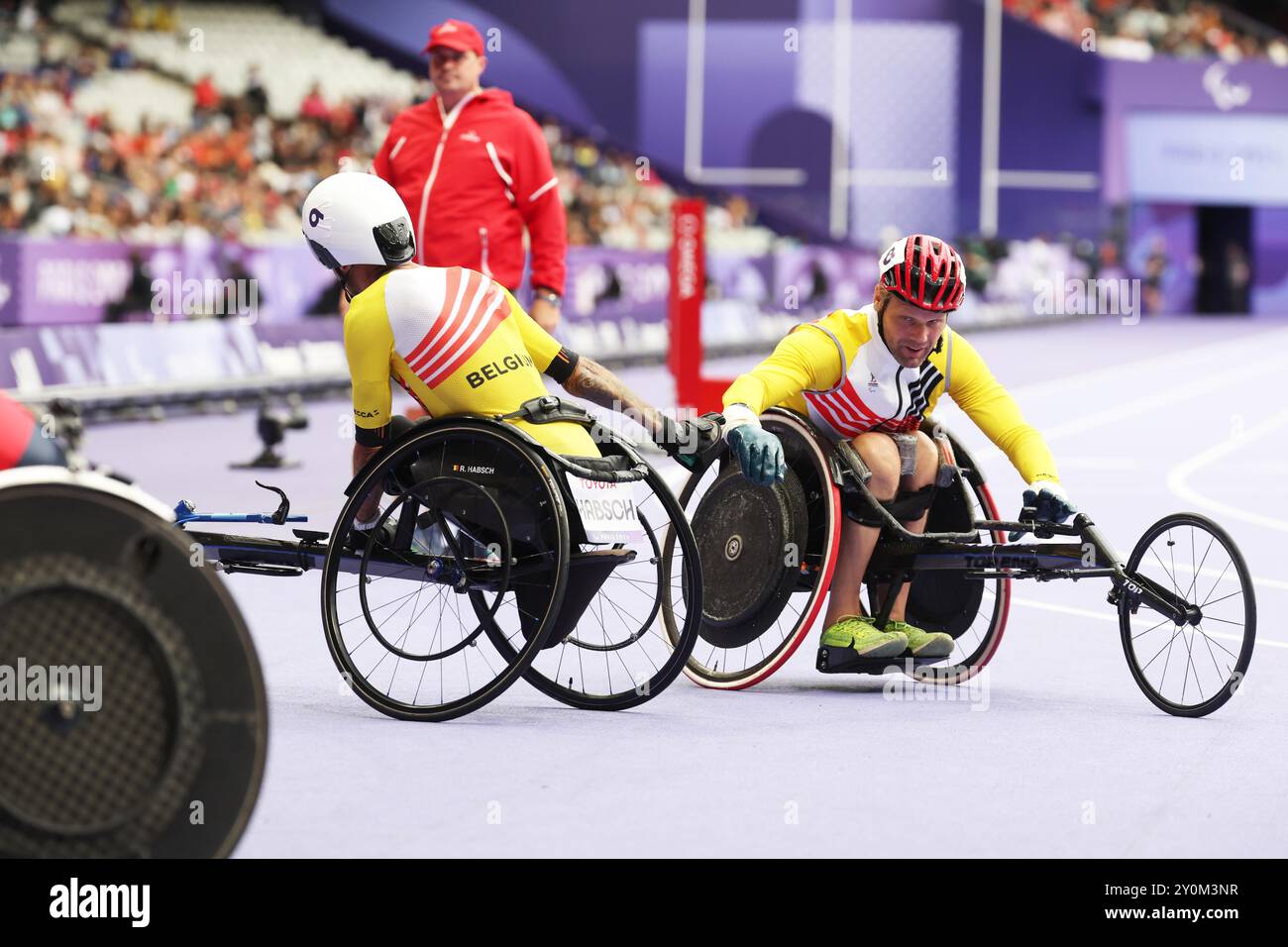 Paris, France. 03rd Sep, 2024. Belgian Roger Habsch and Belgian Peter ...
