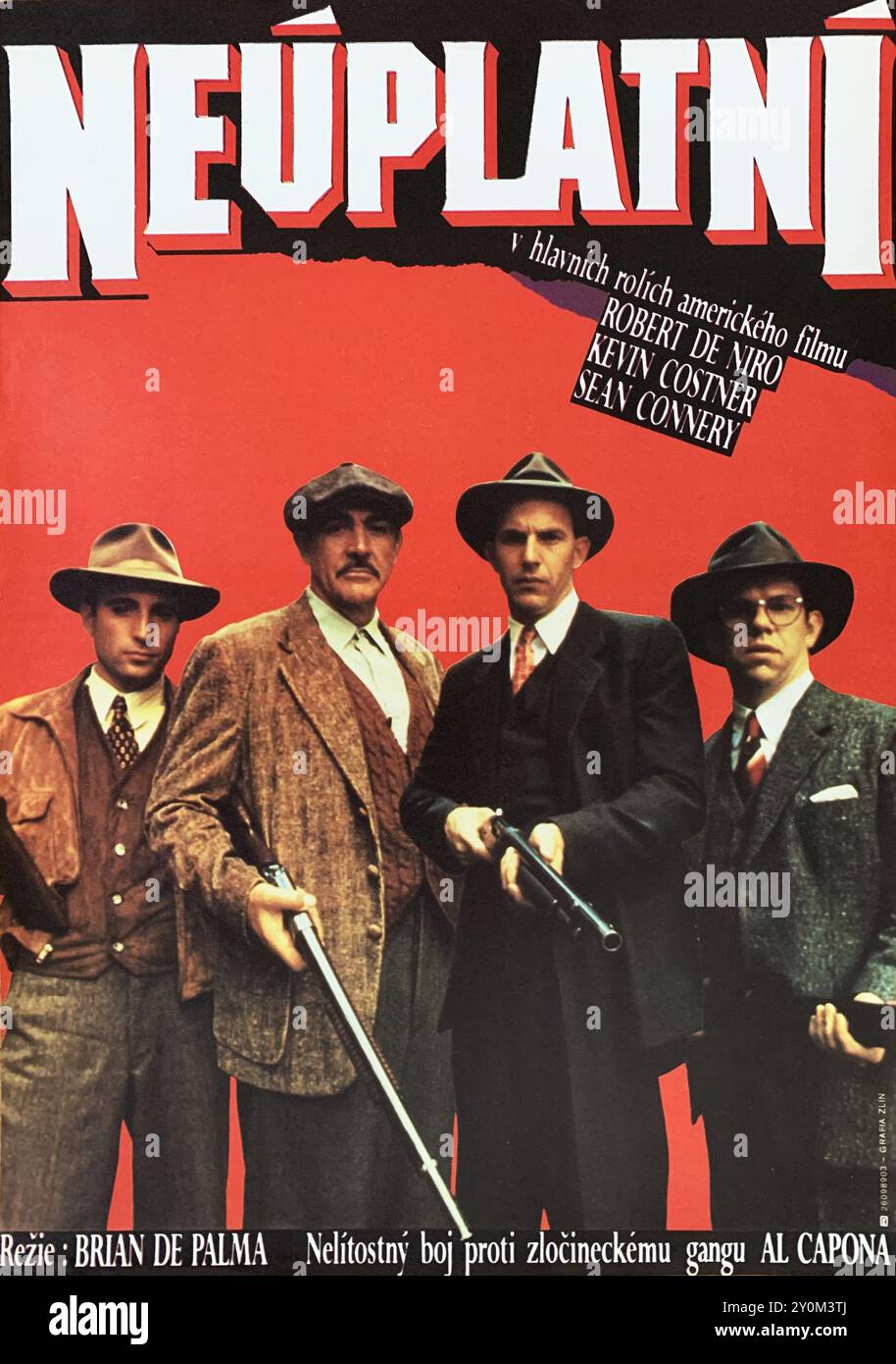 Czech poster for KEVIN COSTNER SEAN CONNERY ROBEERT DE NIRO ANDY GARCIA ...