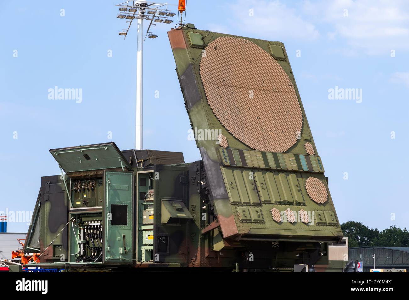 German Army Mobile MIM-104 Patriot Surface-to-Air Missile (SAM) defense ...