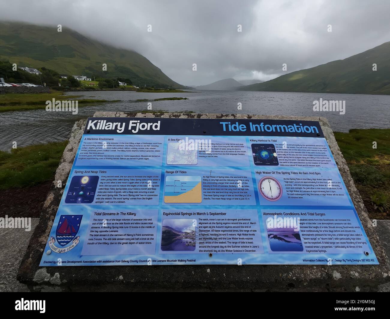 KILLARY, IRELAND - JULY 27, 2024: The Killary Fjord stunning inlet on ...