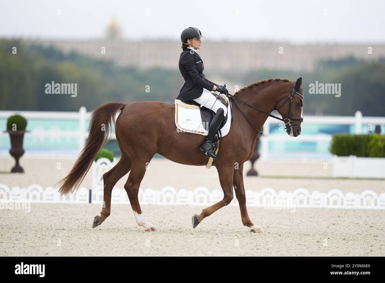Belgium's Barbara Minneci riding Stuart during the the Individual Event ...