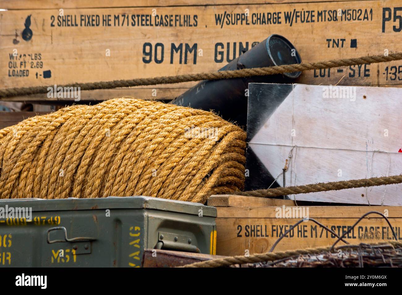 World war ii ammo box hi-res stock photography and images - Alamy