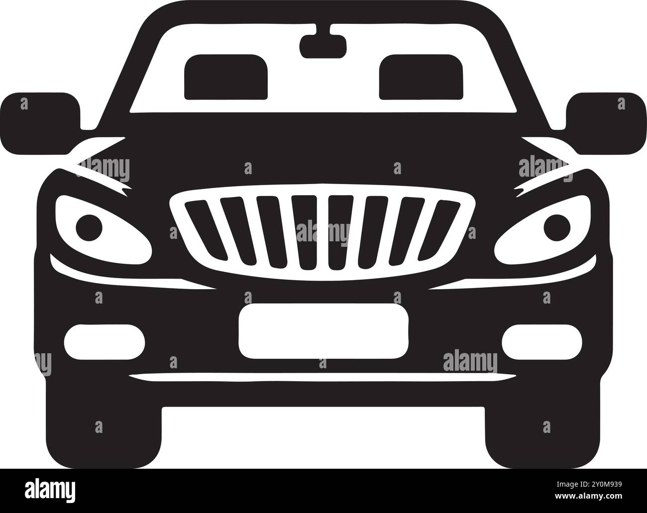 Car monochrome icon hi-res stock photography and images - Alamy