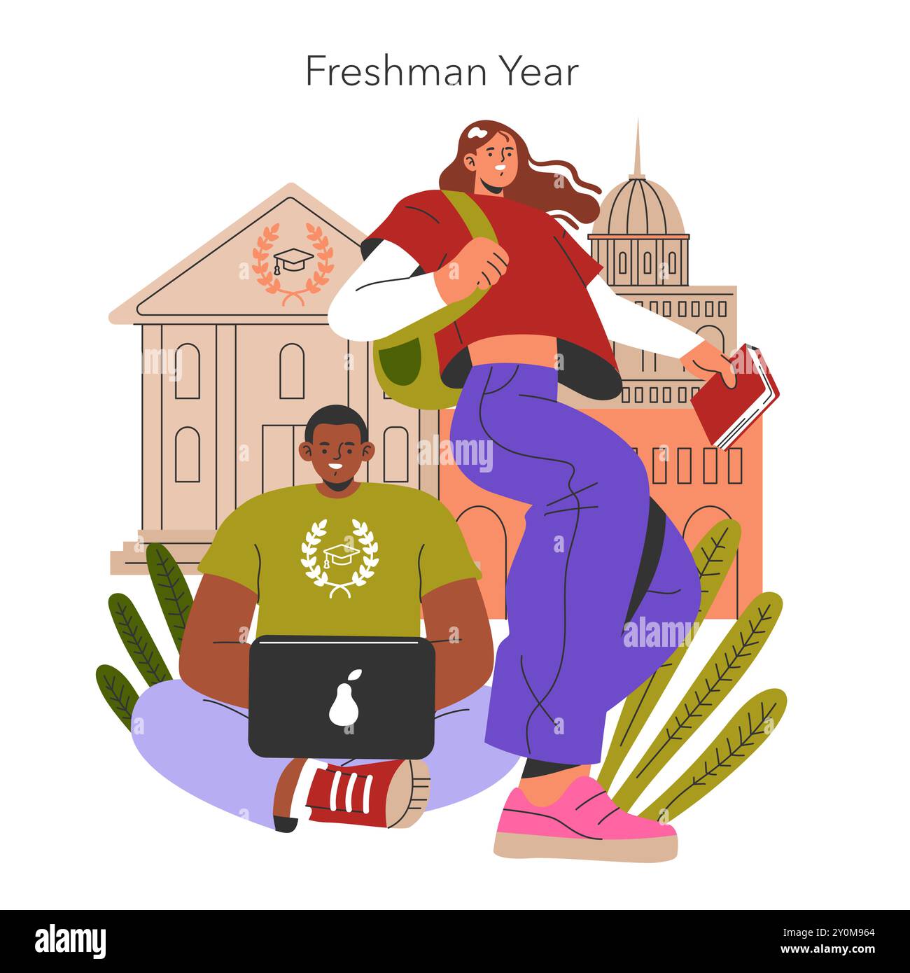 First year undergraduate Stock Vector Images - Alamy