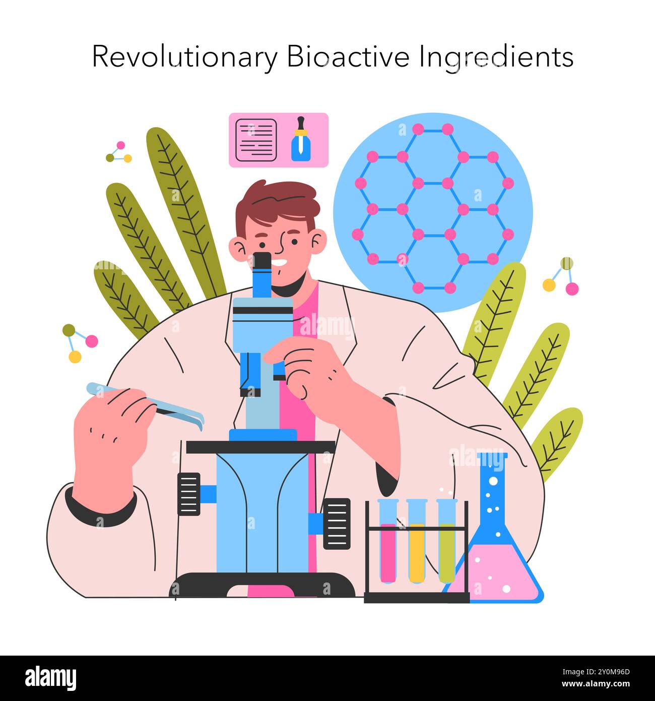 Bioactive compounds Stock Vector Images - Alamy
