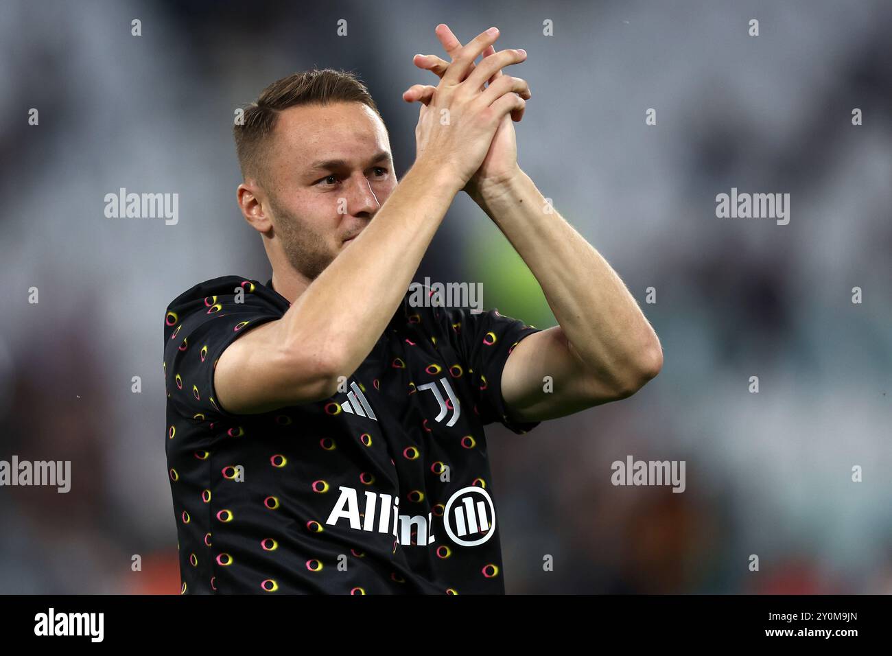 Teun Koopmeiners of Juventus Fc during warm up before the Serie A match ...