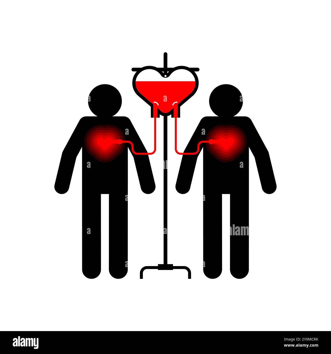 Transfusion of love. Falling in love with a blood transfusion machine ...