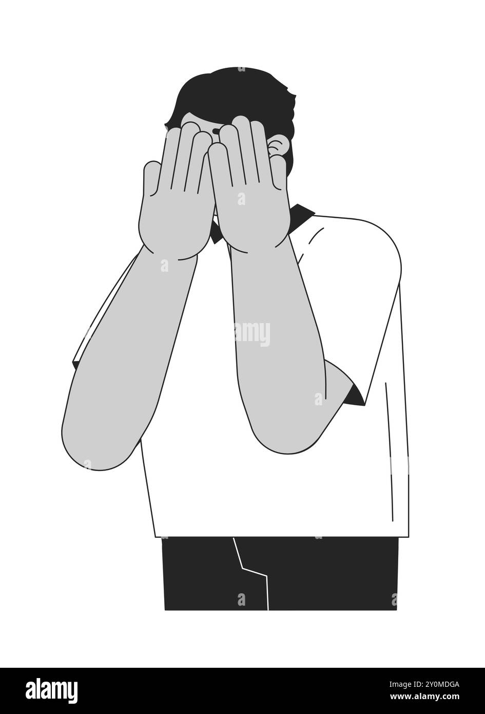 Facepalming Stock Vector Images - Alamy