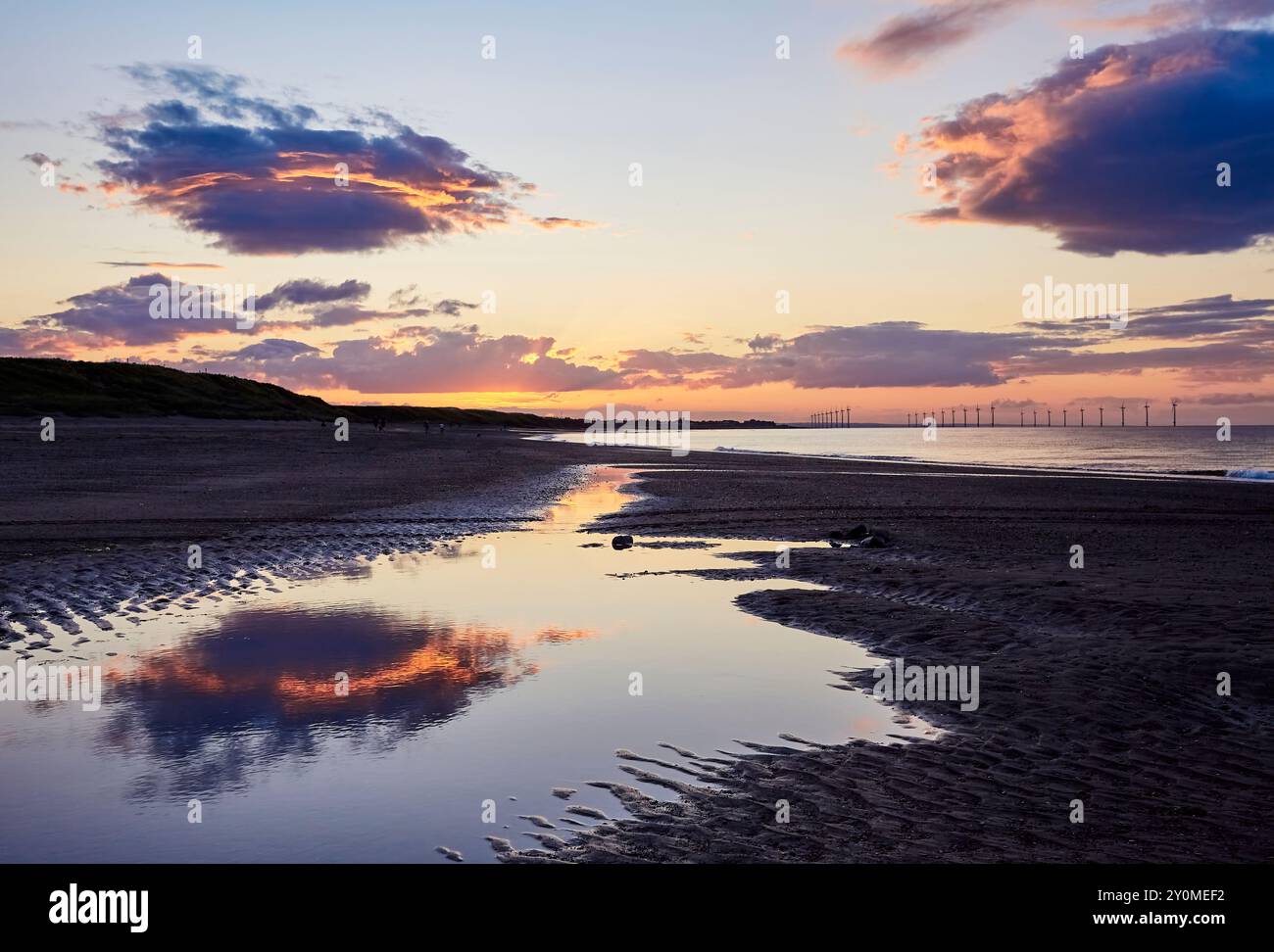 Lakes and sun reflections of the sky and sea view hi-res stock ...