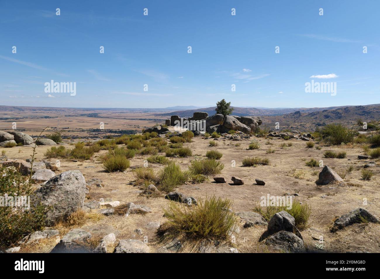 Sacrificial Altar in The Celtic settlement called Fort of Ulaca in ...