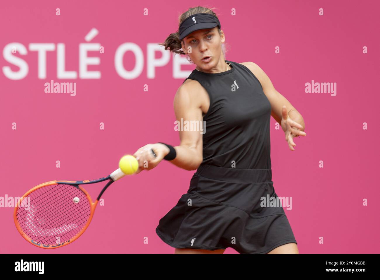 Montreux Switzerland, 09 03 2024: Tara Wurth (CRO) vs Jenny Duerst (SWI ...