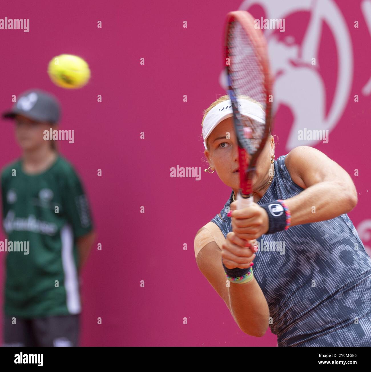 Montreux Switzerland, 09 03 2024: Jenny Duerst (SWI) vs Tara Wurth (CRO ...