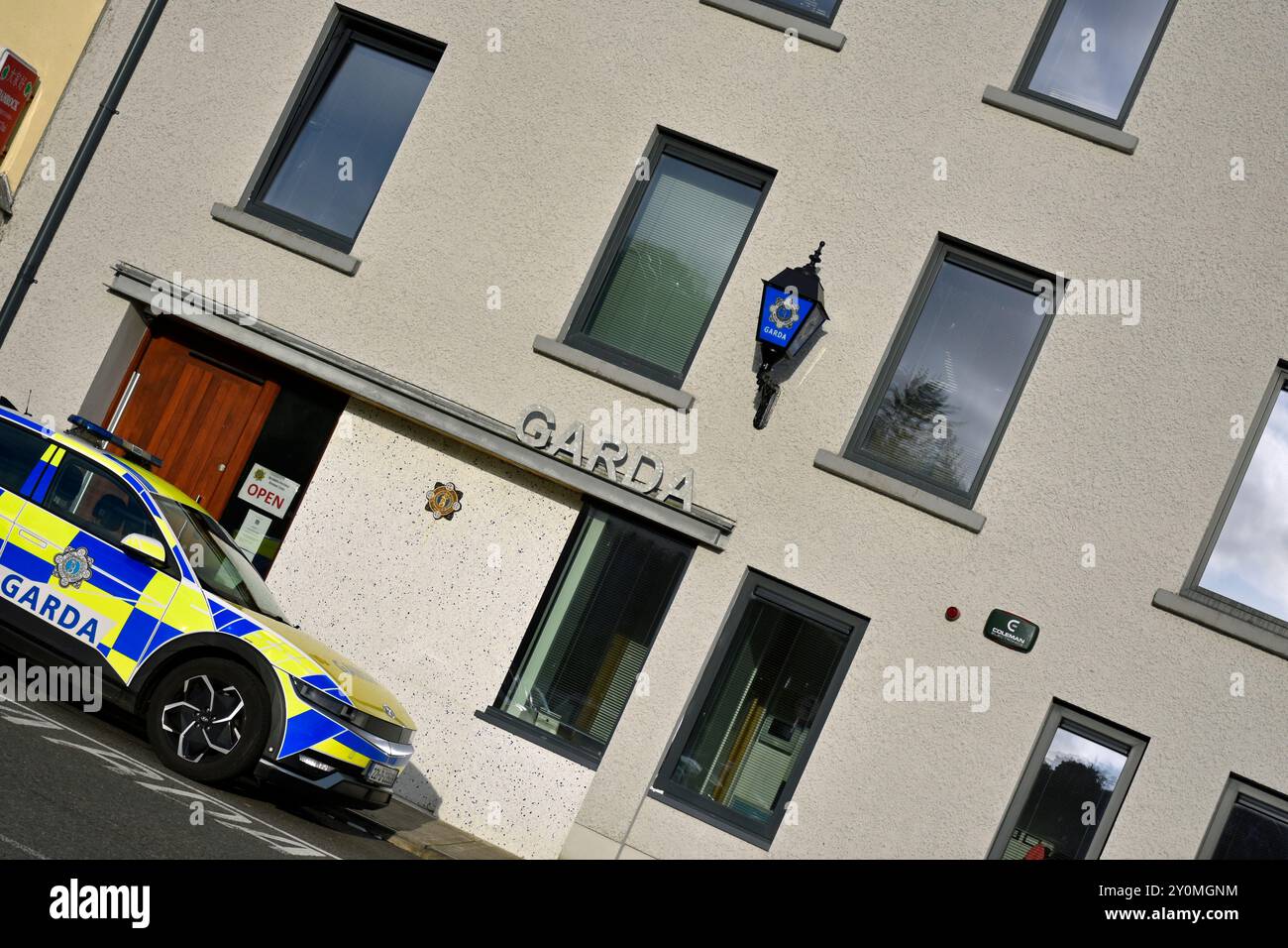 Irish police, Garda, station in Donegal Town, County Donegal, Ireland ...