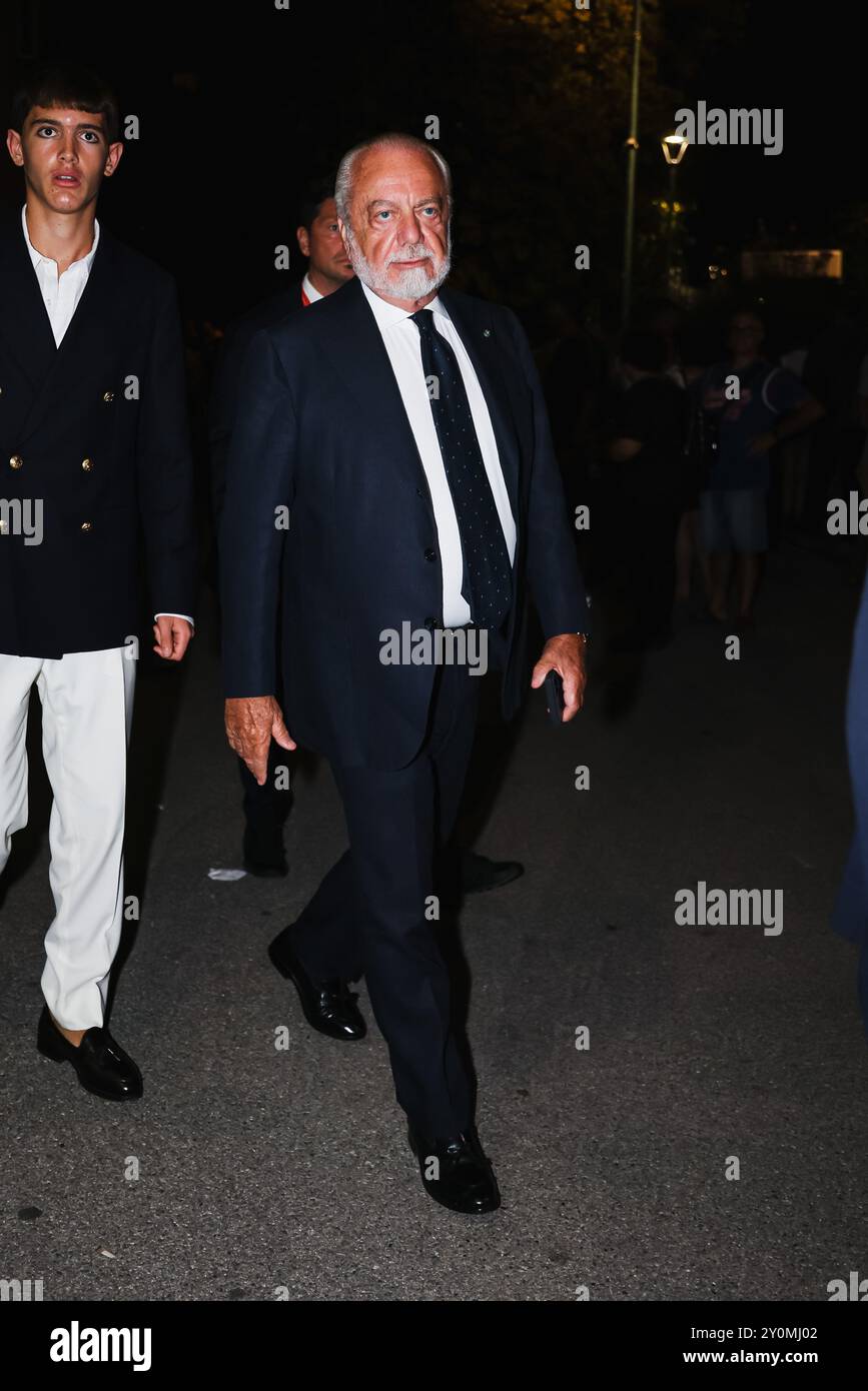 Lido di Venezia, Celebrity Sightings - Aurelio De Laurentiis at the ...
