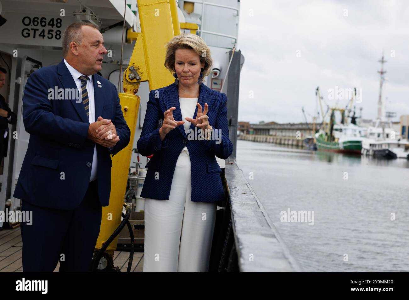General director of the Flanders Marine Institute (VLIZ) Jan Mees and ...