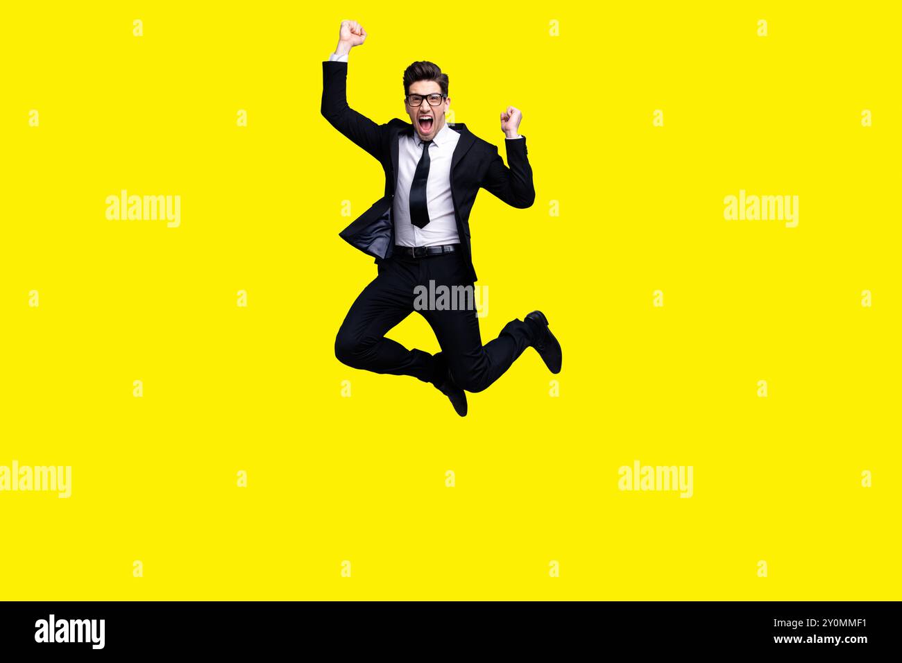 Full length body size view portrait of his he nice elegant imposing ...