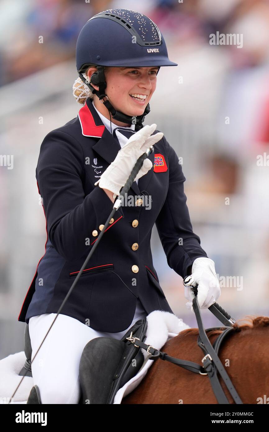 Great Britain's Georgia Wilson riding Sakura during the the Individual ...