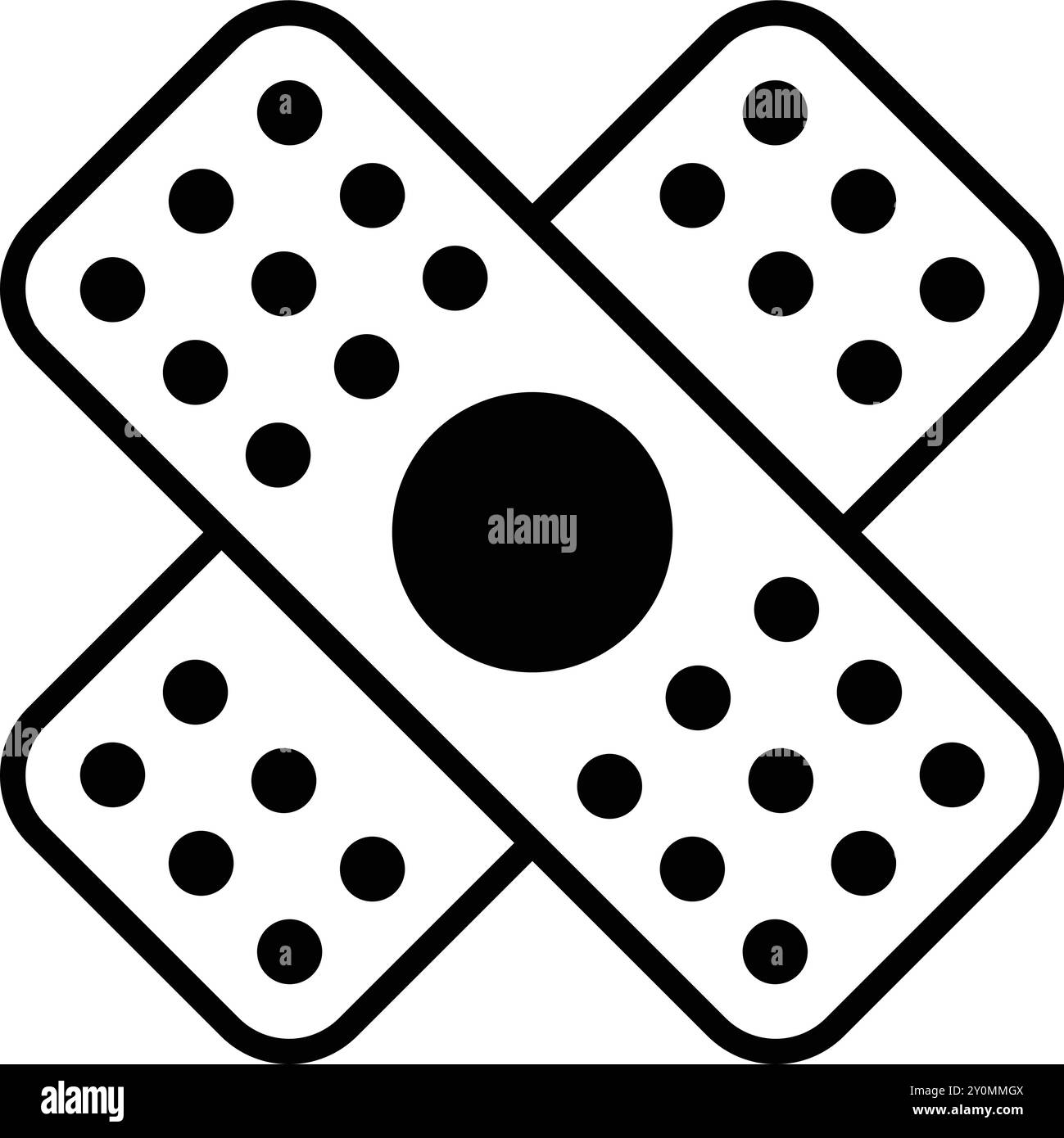 Dots bandage Stock Vector Images - Alamy