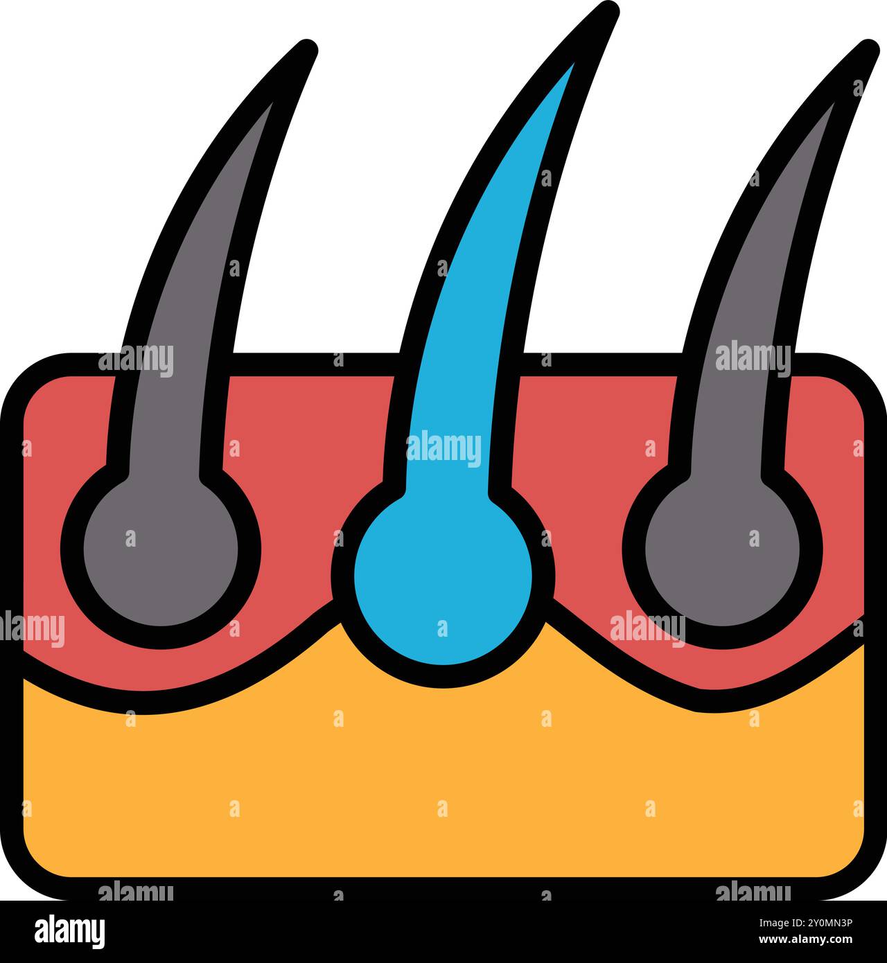 The Illustration of pores in line art style Stock Vector Image & Art ...