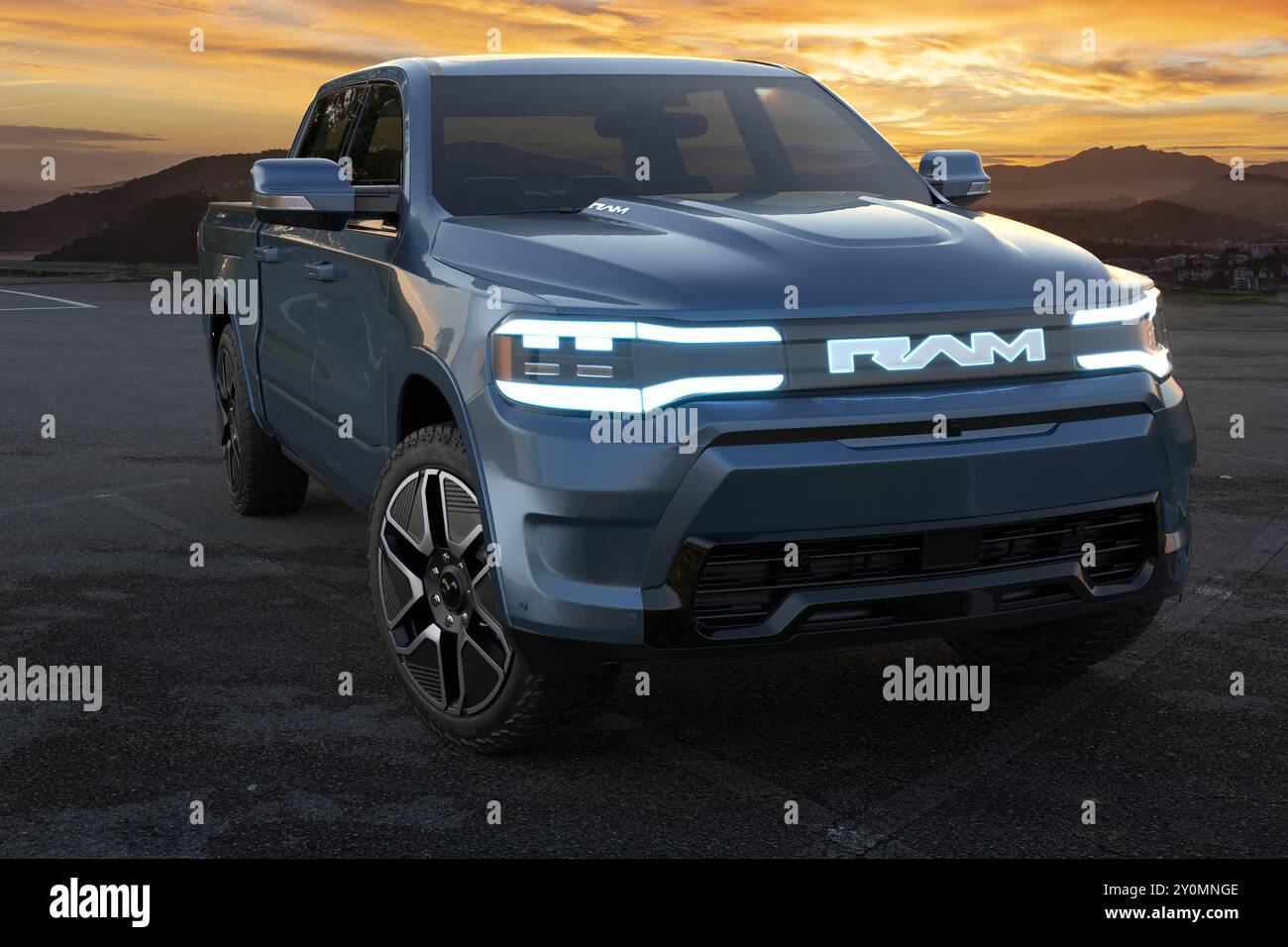 RAM 1500 REV: Pickup with record-breaking battery capacity and range ...