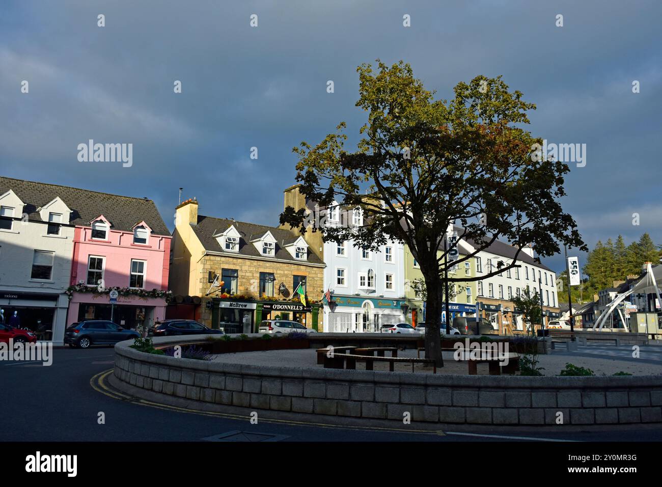 The Diamond in Donegal Town, Ireland Stock Photo - Alamy