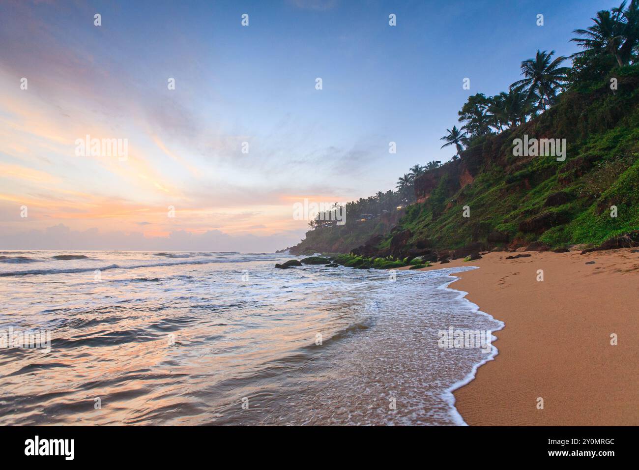 Varkala beach in the Kerala, India Stock Photo - Alamy