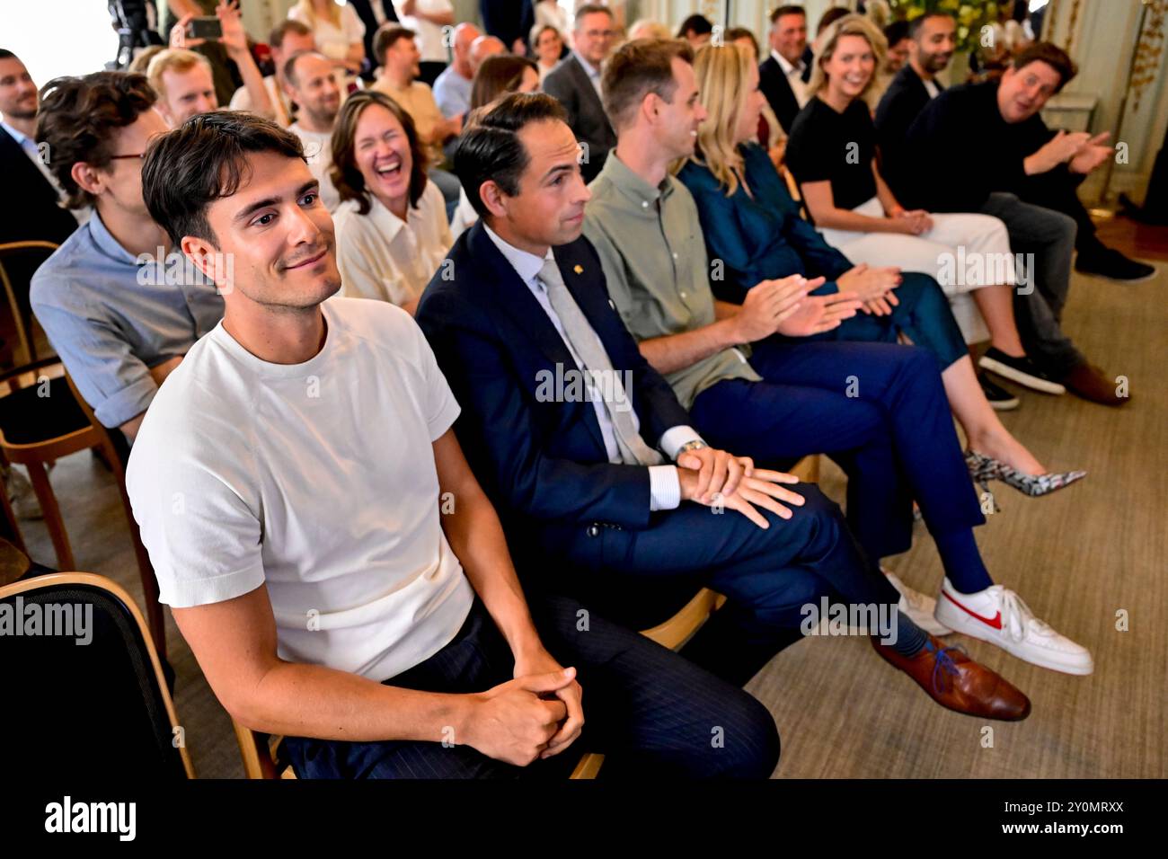 Brussels, Belgium. 03rd Sep, 2024. Vooruit's Conner Rousseau, Vlaams ...