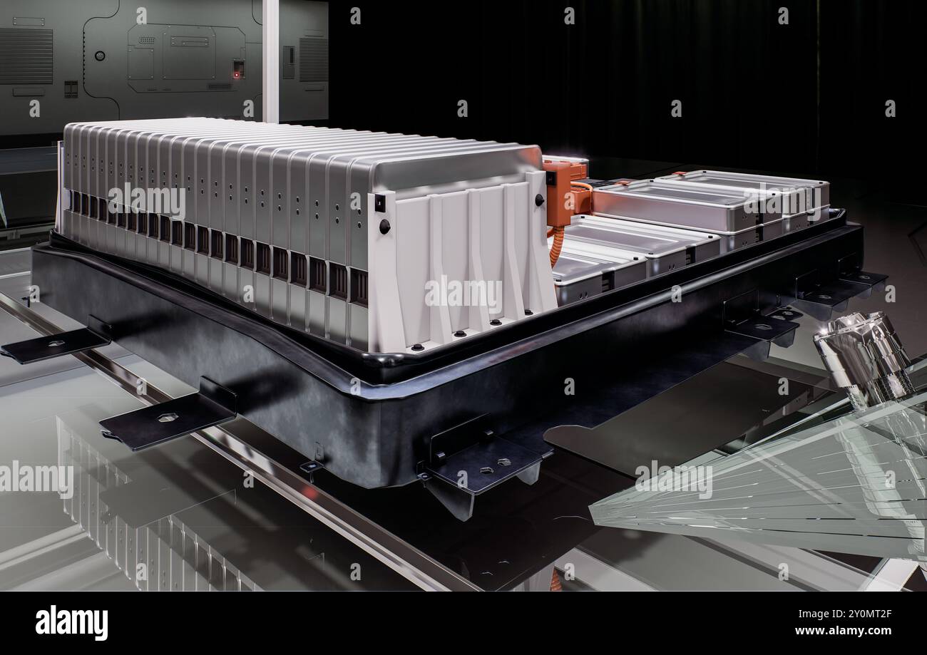 3d rendering robot assembly line hi-res stock photography and images ...