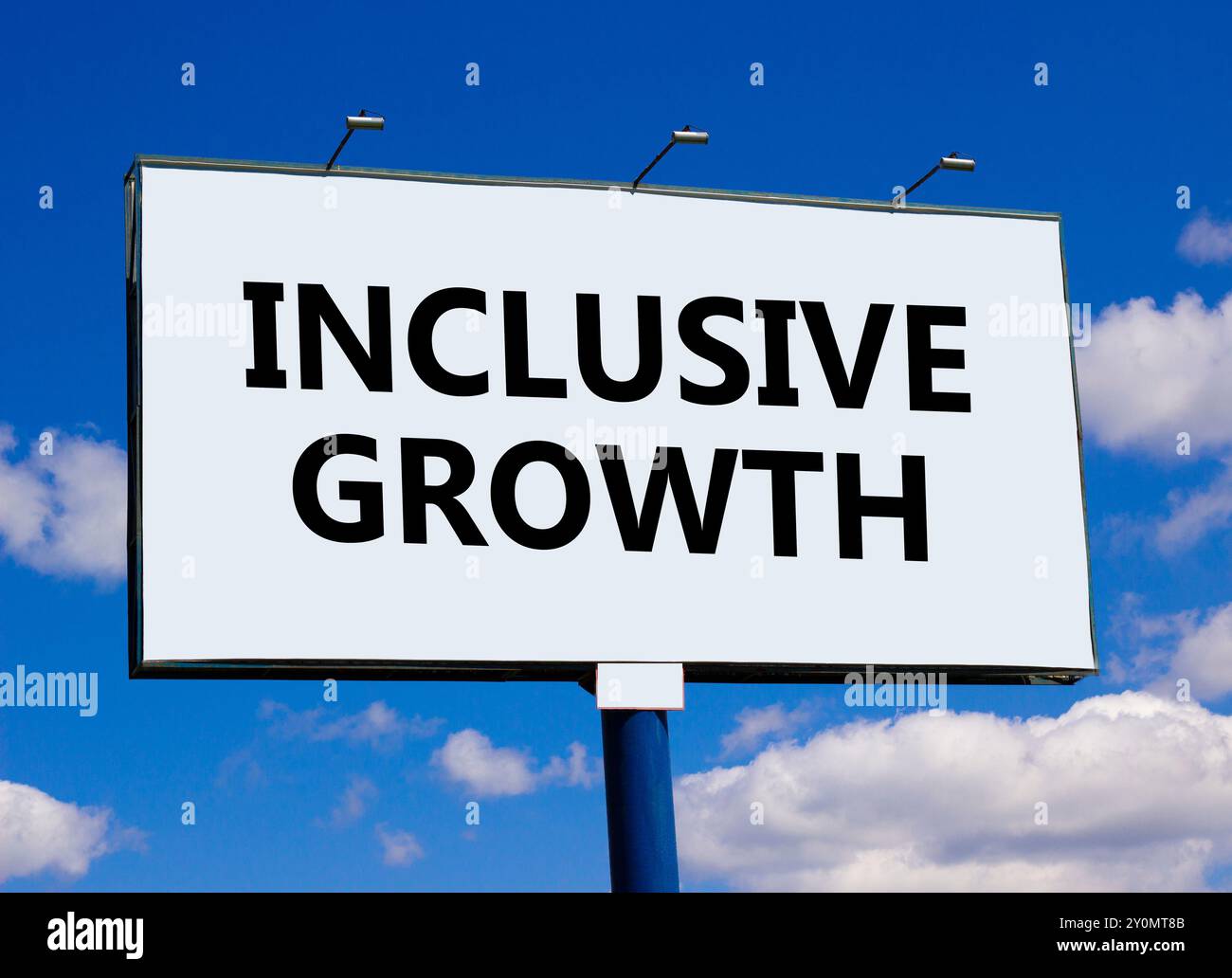 Inclusive growth symbol. Concept words Inclusive growth on beautiful ...