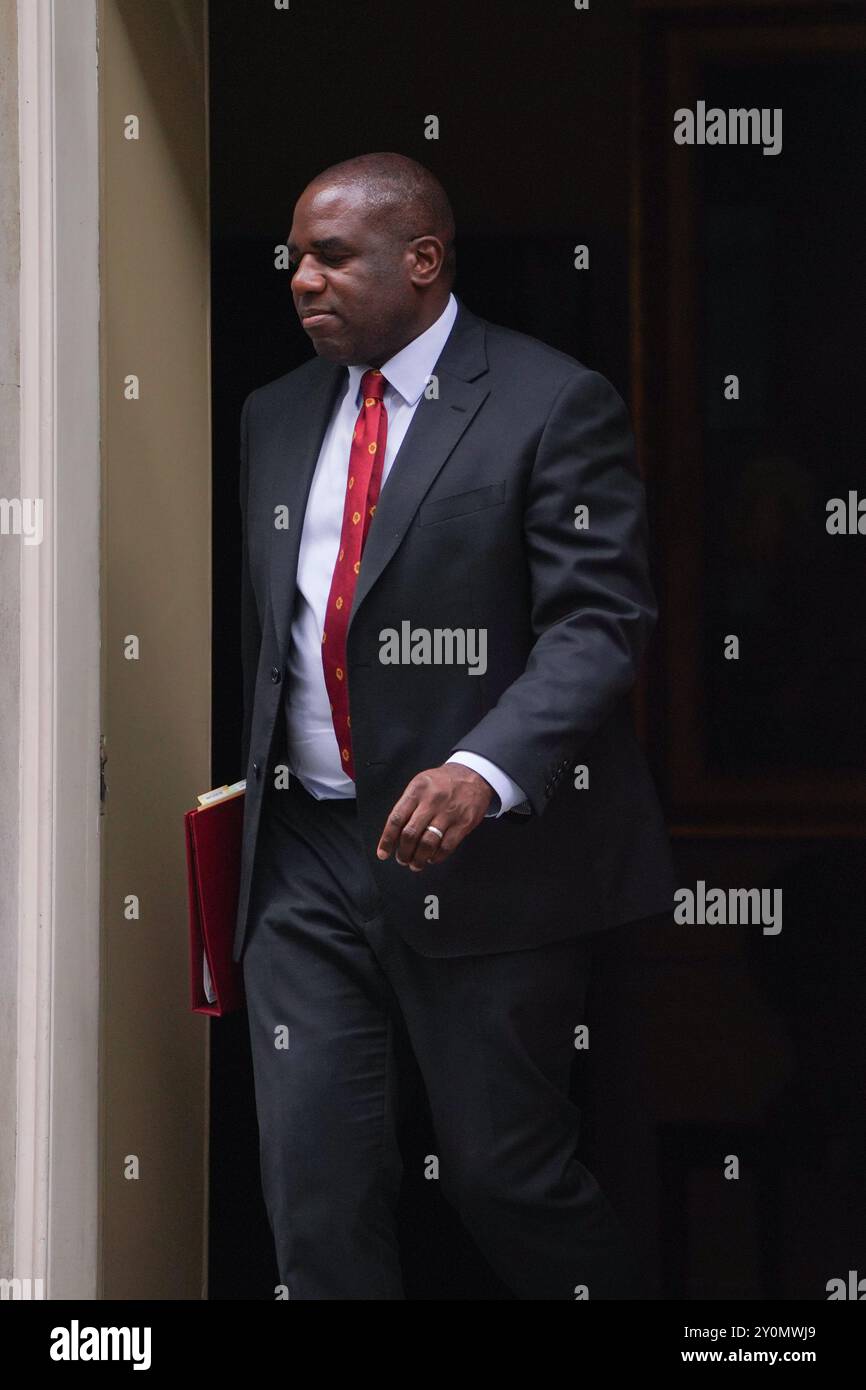 London. 3 September 2024. David Lammy, Secretary of State for Foreign ...