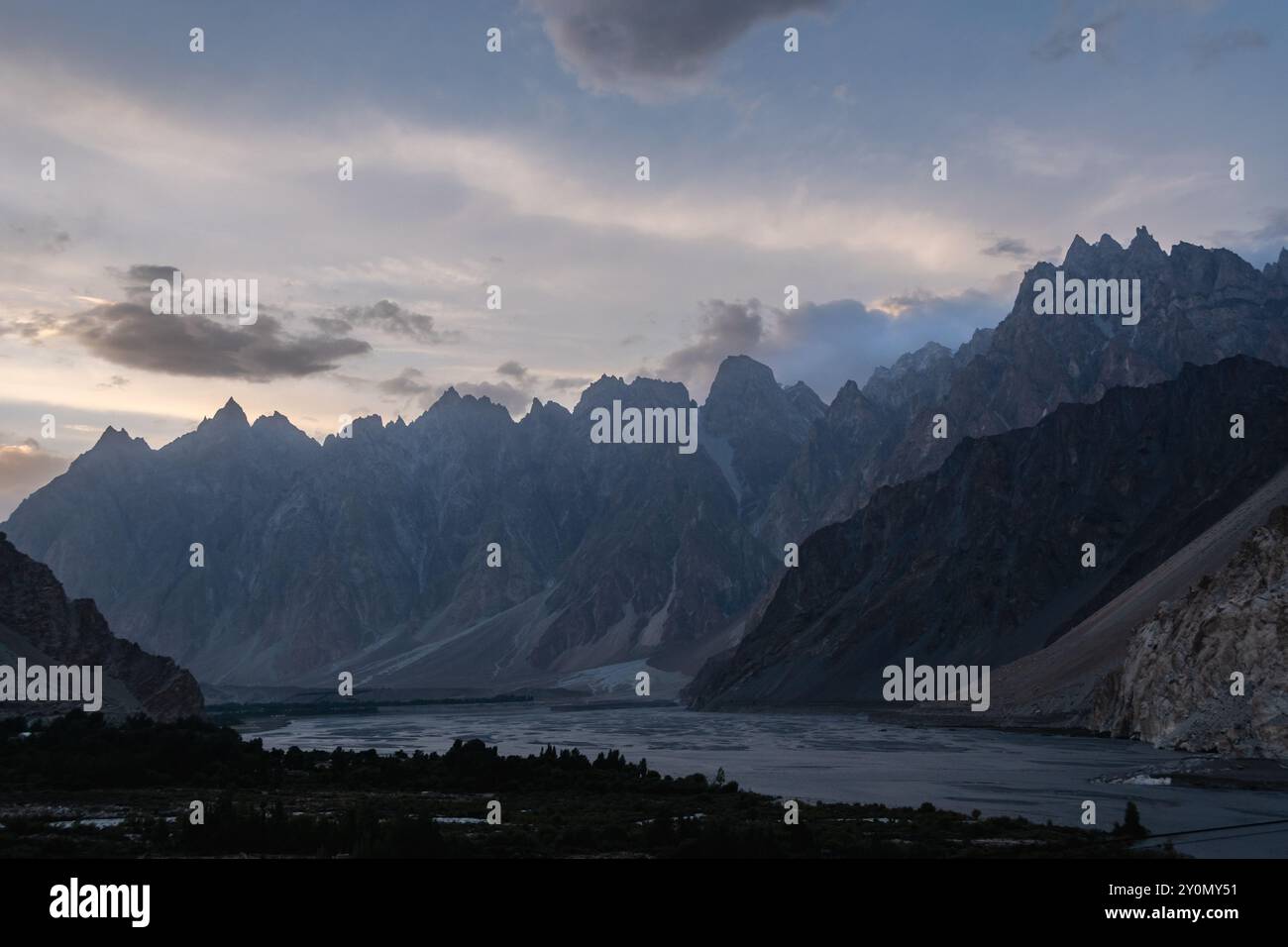 Passu cones, Pakistan Stock Photo - Alamy