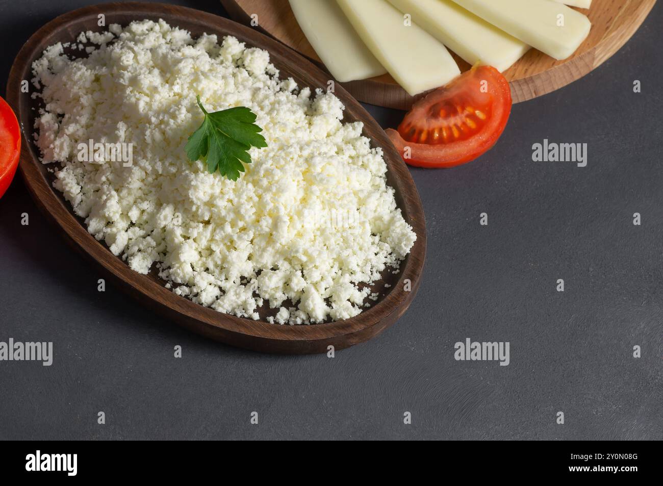 Turkish traditional homemade cottage cheese in bowl, healthy dairy ...