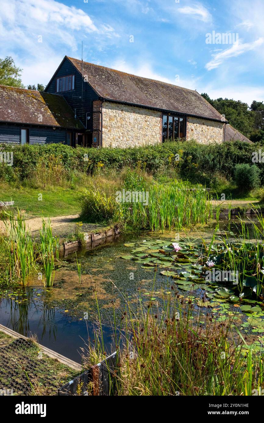 The Visitor Information Centre and cafe at Pulborough Brooks RSPB ...