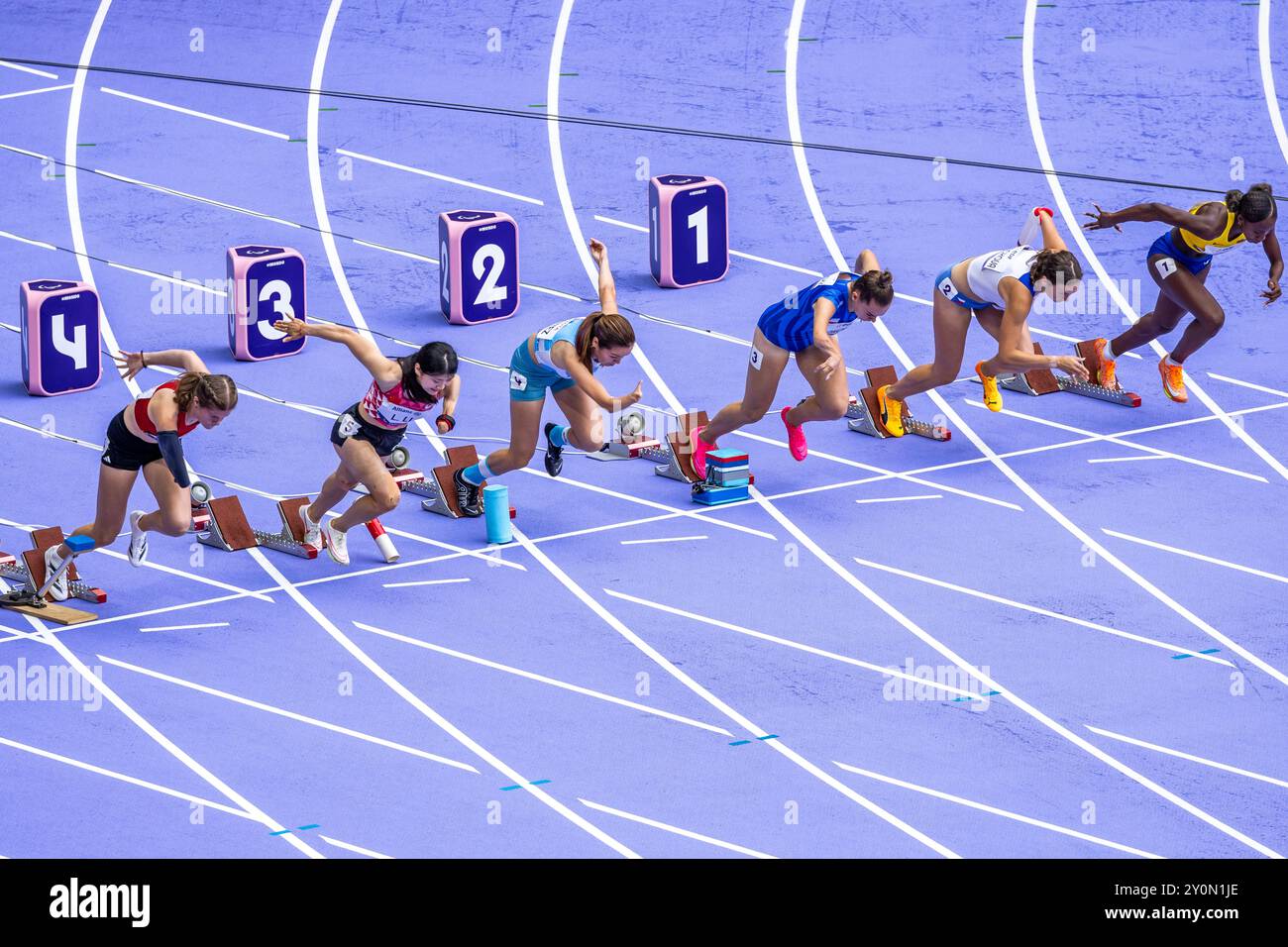 PARIS - Paralympic Games in the Stade de France. ANP MARCEL VAN HOORN ...