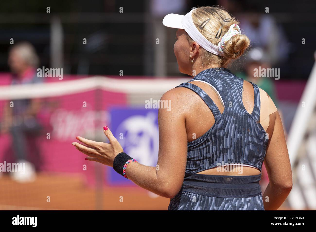 Montreux Switzerland, 09 03 2024: Jenny Duerst (SWI) vs Tara Wurth (CRO ...