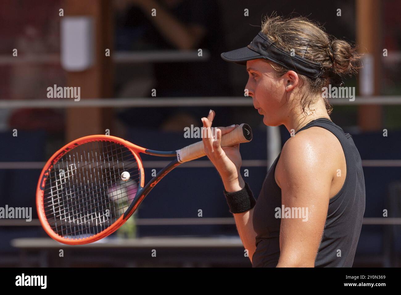 Montreux Switzerland, 09 03 2024: Tara Wurth (CRO) vs Jenny Duerst (SWI ...