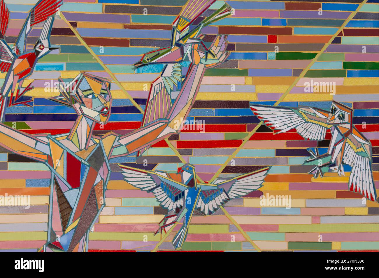 "The childhood of Jesus" mosaic at Museum Santa Barbara( also known as ...