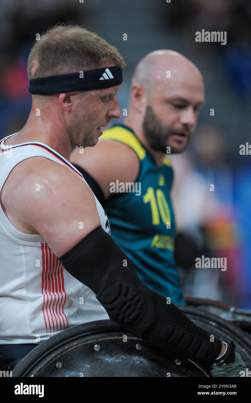 Aaron Phipps (GBR) and Chris Bond (AUS, Captain) compete in the ...