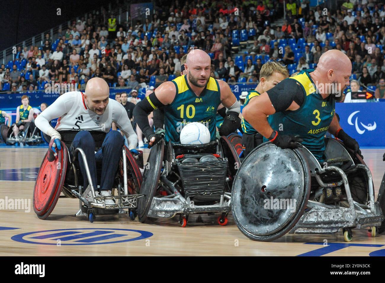 Jack Smith (GBR), Chris Bond (AUS, Captain) and Ryley Batt (AUS ...