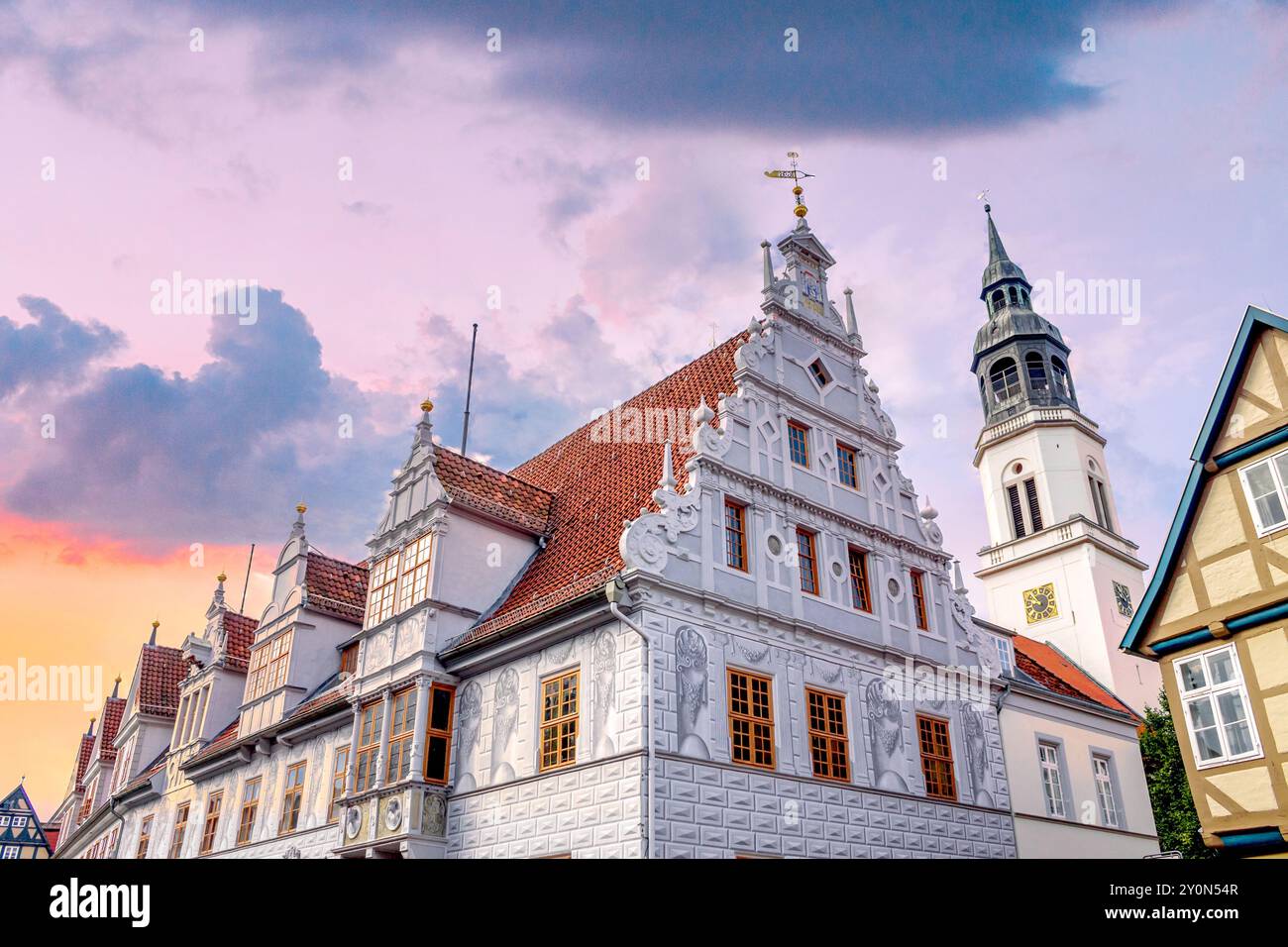 Old city of Celle, germany Stock Photo - Alamy
