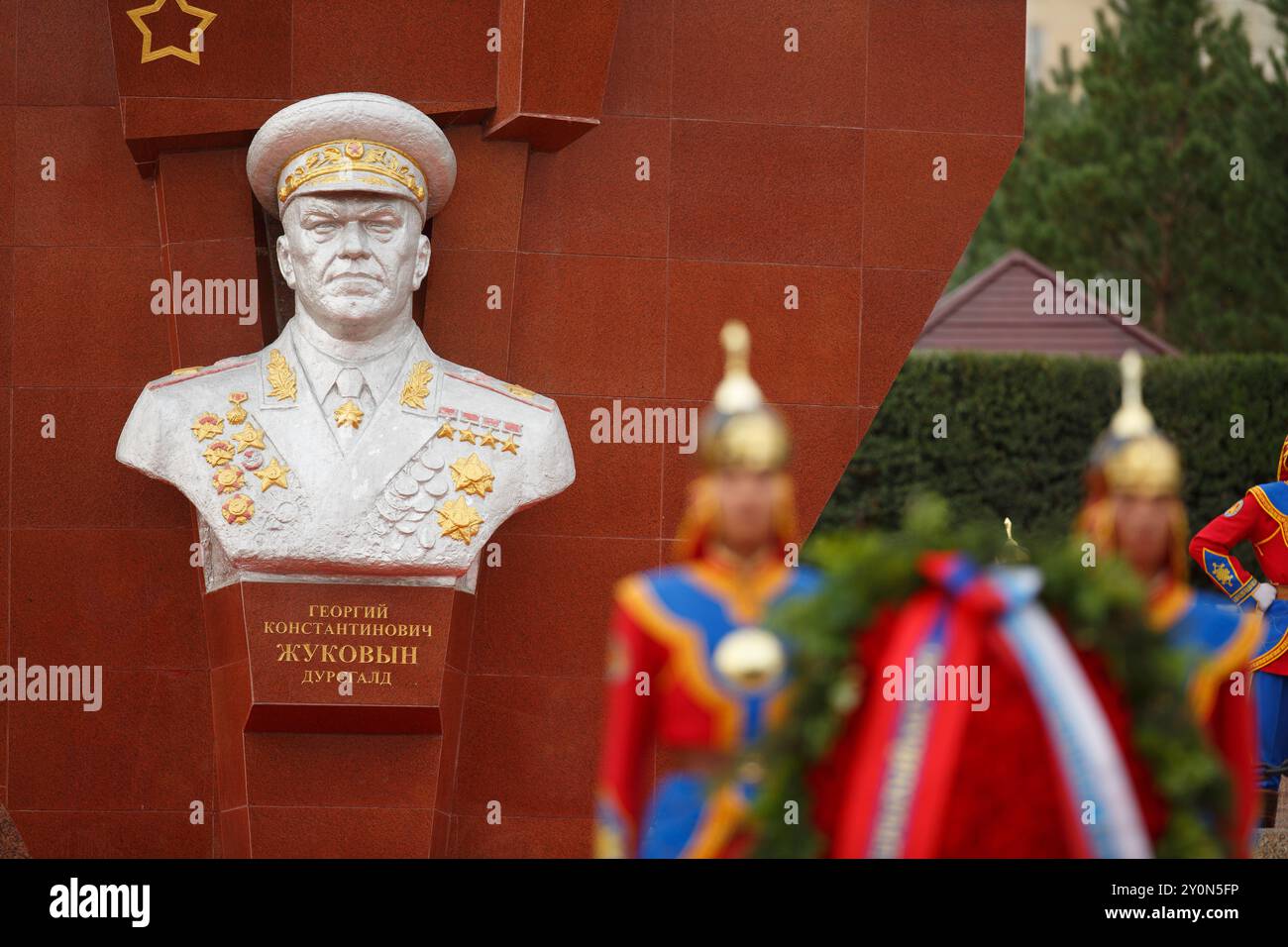 Ulaanbaatar, Mongolia. 3rd Sep, 2024. Vladimir Putin and Ukhnaa ...