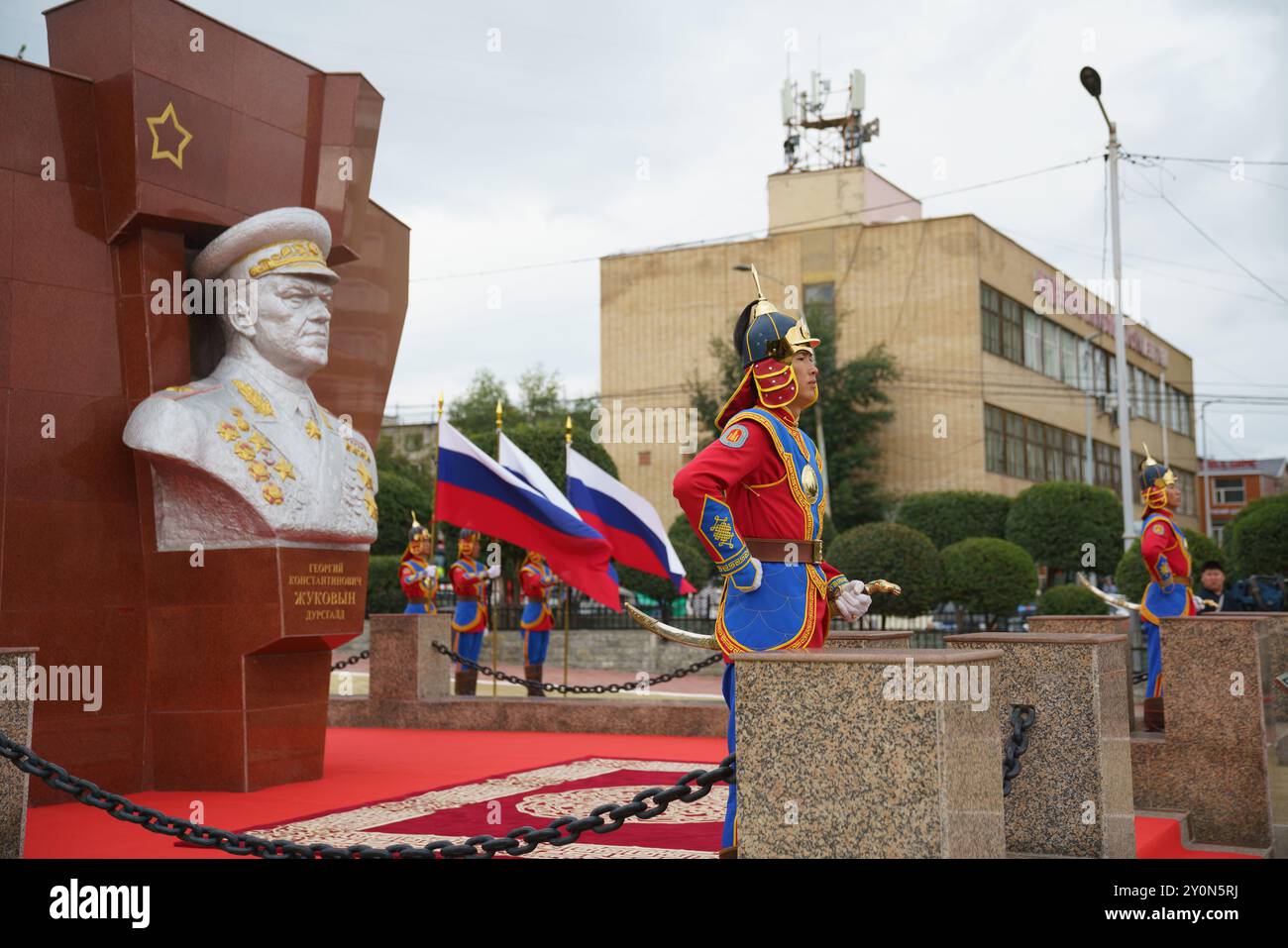 Ulaanbaatar, Mongolia. 3rd Sep, 2024. Vladimir Putin and Ukhnaa ...