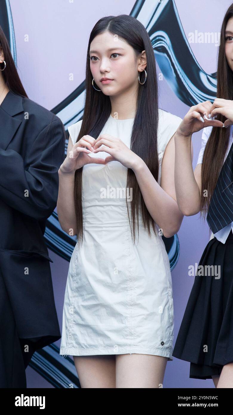 3 Sep 2024 – Seoul, South Korea: South Korean singer Haerin, member of K-Pop girl group NewJeans ...