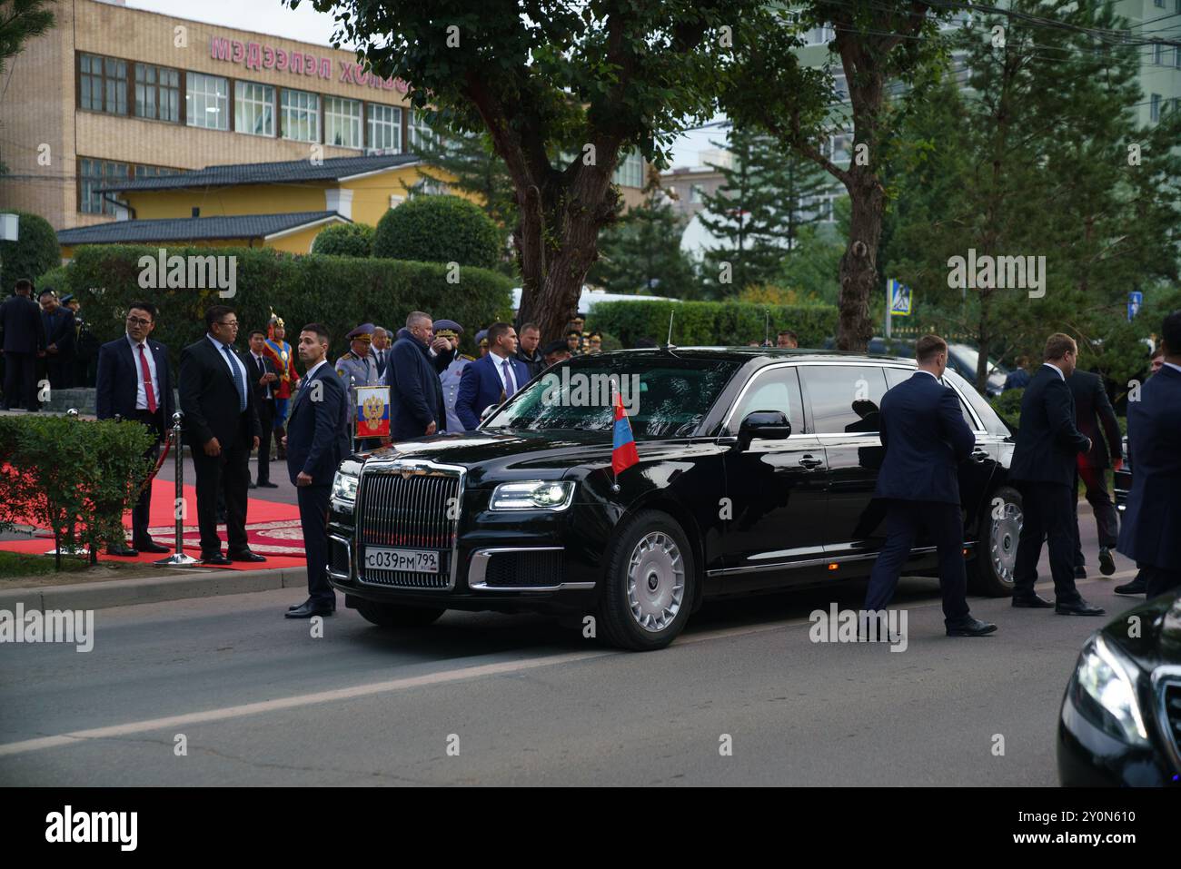 Ulaanbaatar, Mongolia. 3rd Sep, 2024. Vladimir Putin and Ukhnaa ...